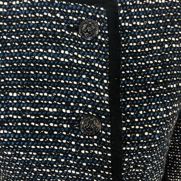 Anne Klein | Jackets & Coats | Anne Klein Womens Fringetrim Tweed Jacket 68 | Poshmark